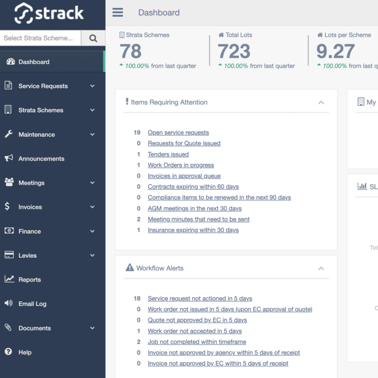 Strata Management Software - Strack